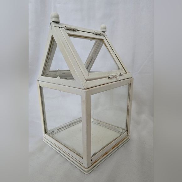 Accents | Glass Metal Terrarium Greenhouse Curio Cottagecore Farmhouse ...